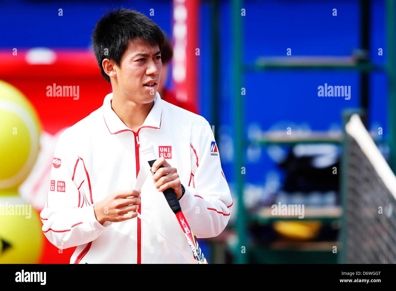 Kei Nishikori (JPN), APRIL 22, 2013 - Tennis : The men's doubles tennis ...