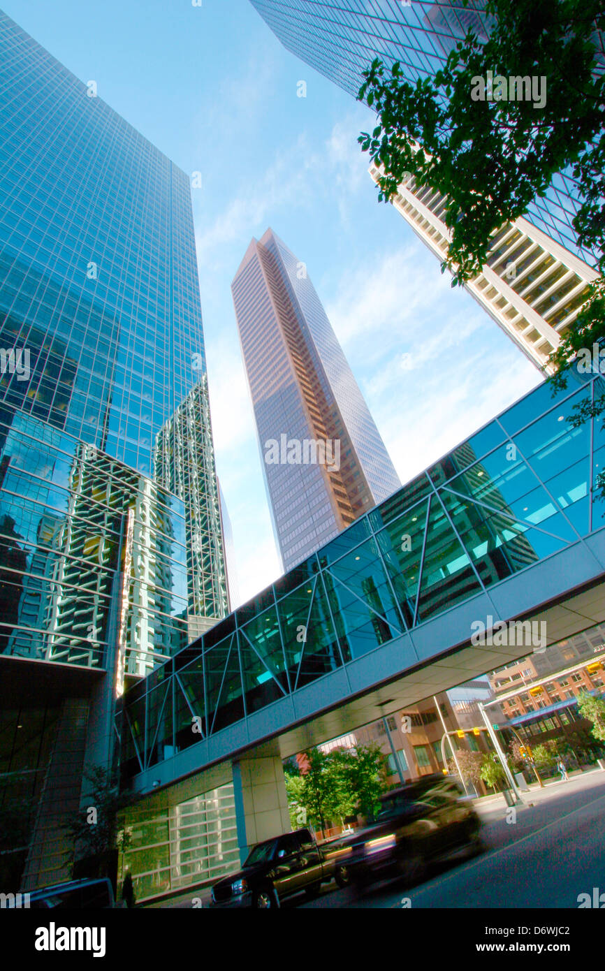 Skyscrapers in a city, Calgary, Alberta, Canada Stock Photo - Alamy