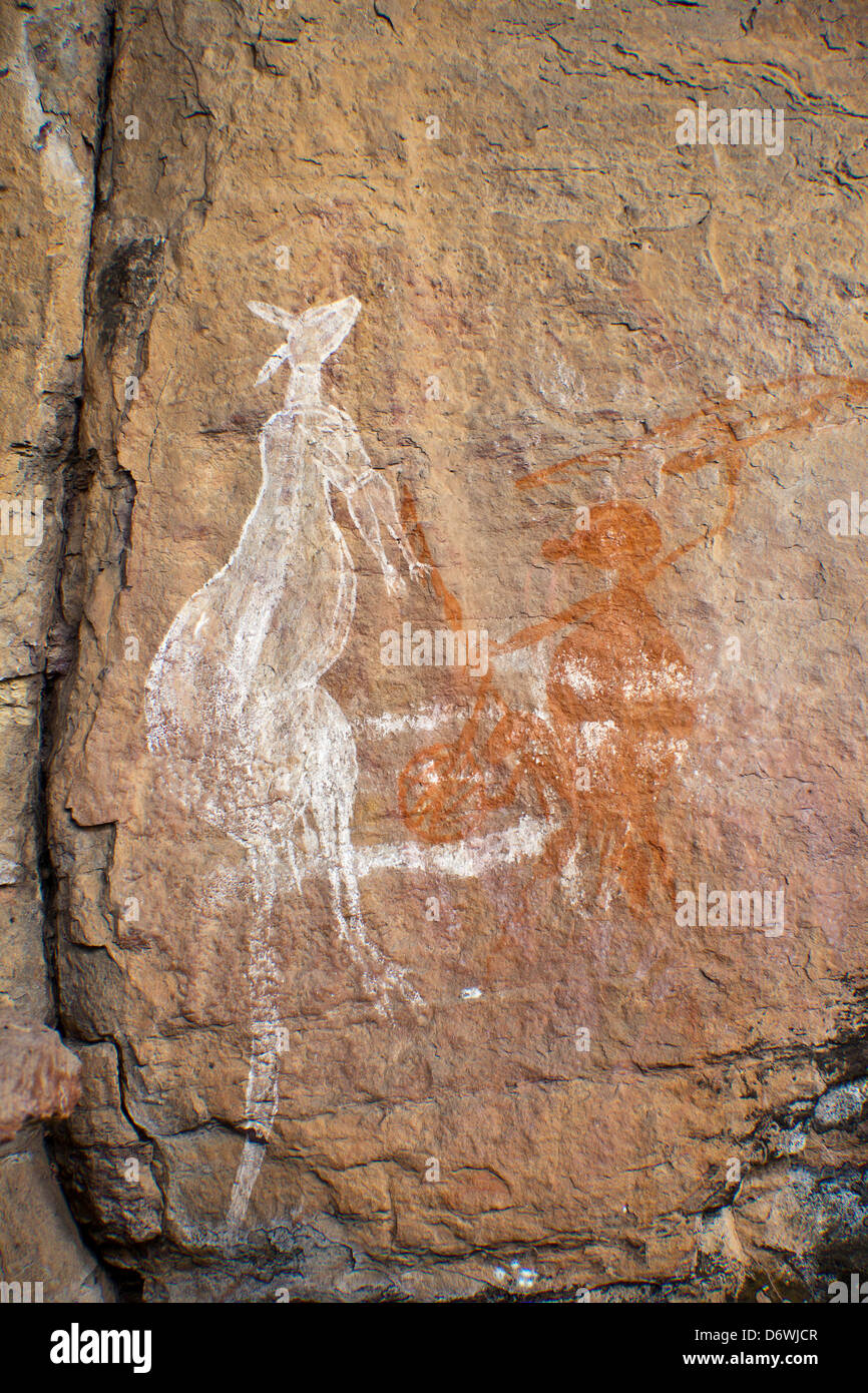 Aboriginal Rock Art, Kakadu National Park, Northern Territory, Australia Stock Photo - Alamy
