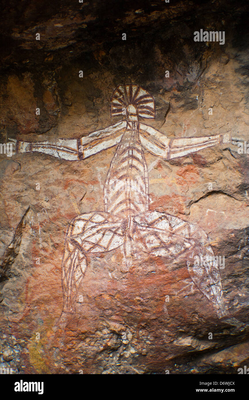 Aboriginal Rock Art, Kakadu National Park, Northern Territory, Australia Stock Photo - Alamy