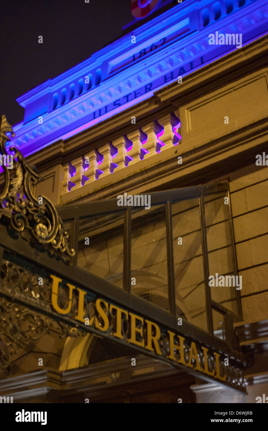 Nothern Ireland, Belfast, Ulster Hall Concert venue Stock Photo - Alamy