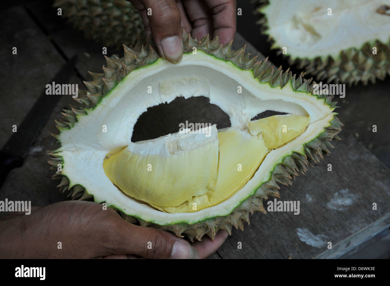 Cross section the fruit the durian hi-res stock photography and images ...