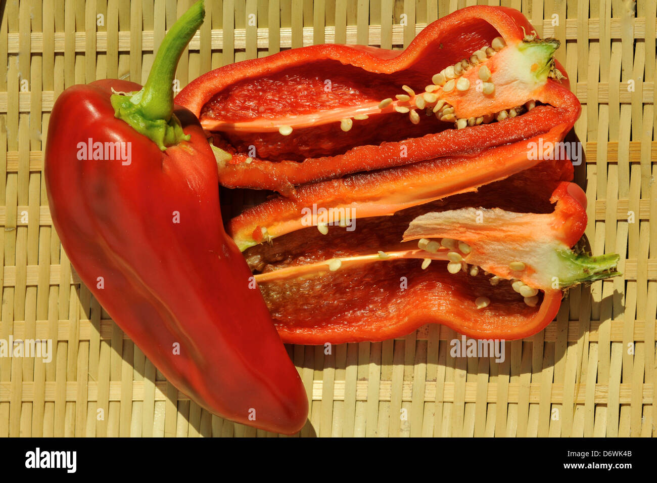 Long horn sweet pepper hi-res stock photography and images - Alamy