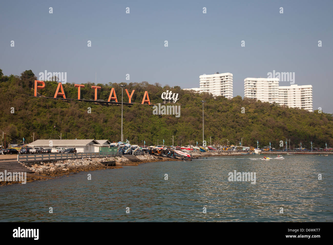 City at the waterfront, Pattaya, Thailand Stock Photo - Alamy