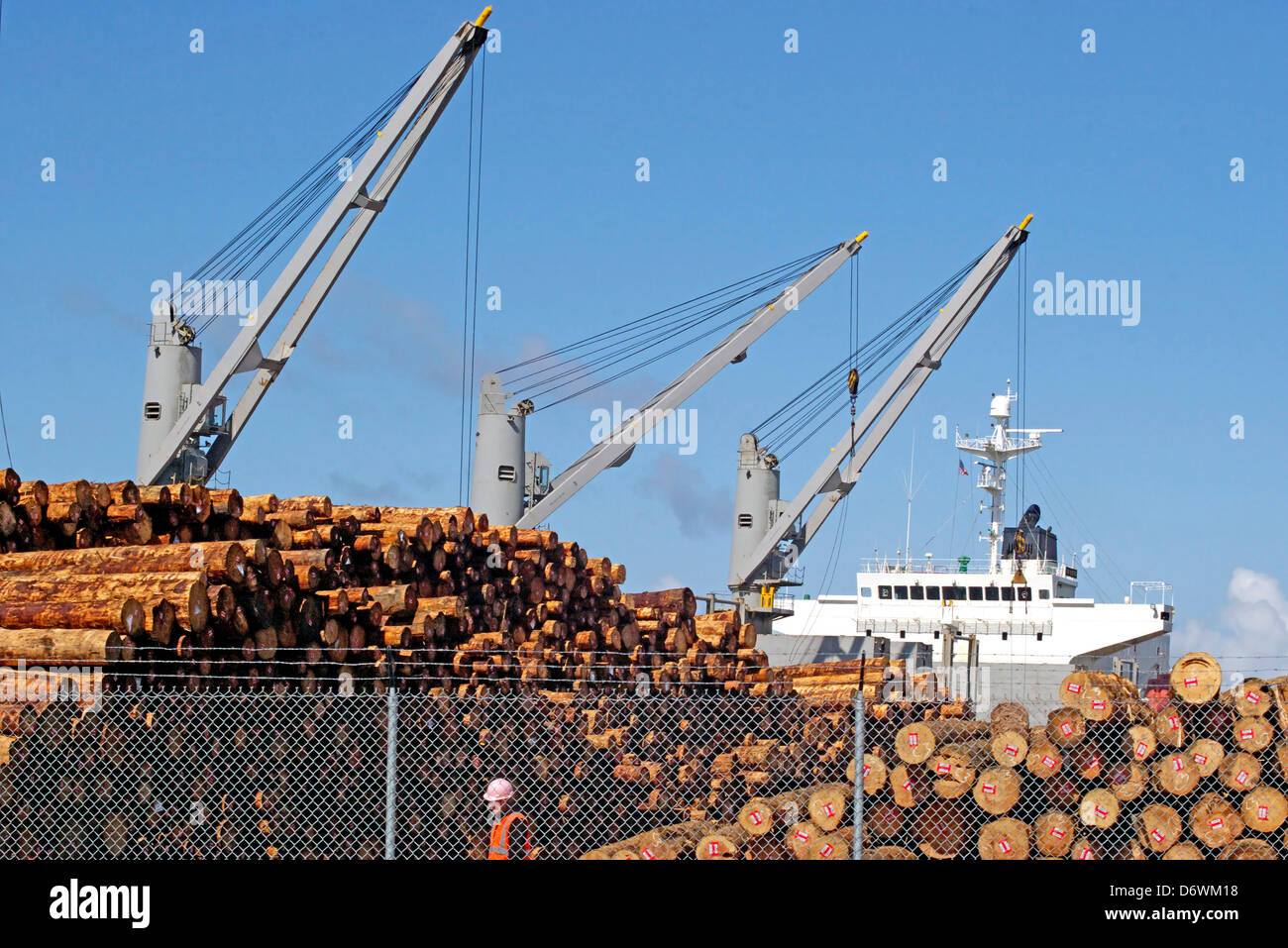 Shipping logs to japan hi-res stock photography and images - Alamy