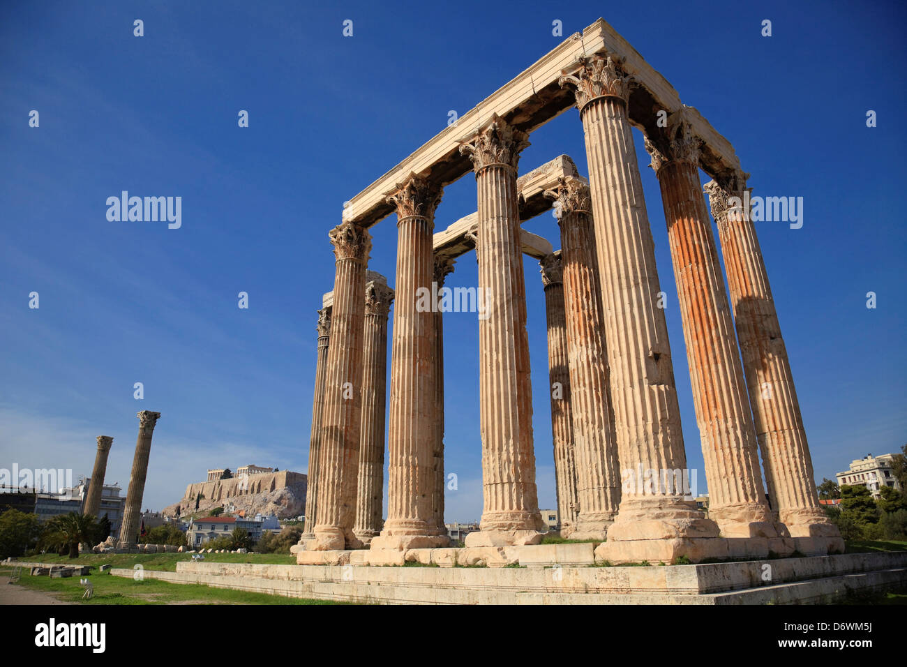 Zeus olympus temple hi-res stock photography and images - Alamy