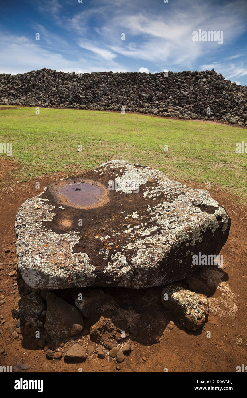 Hawaii, North Kohala, Mookini Heiau Stock Photo - Alamy