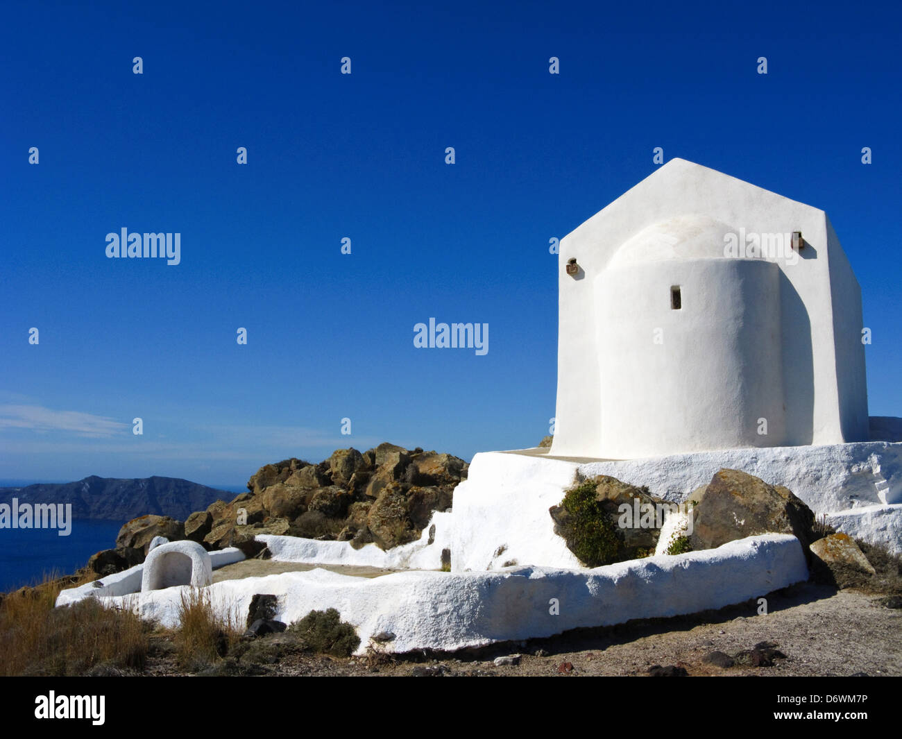 Greece, Santorini, Church of St George Stock Photo - Alamy