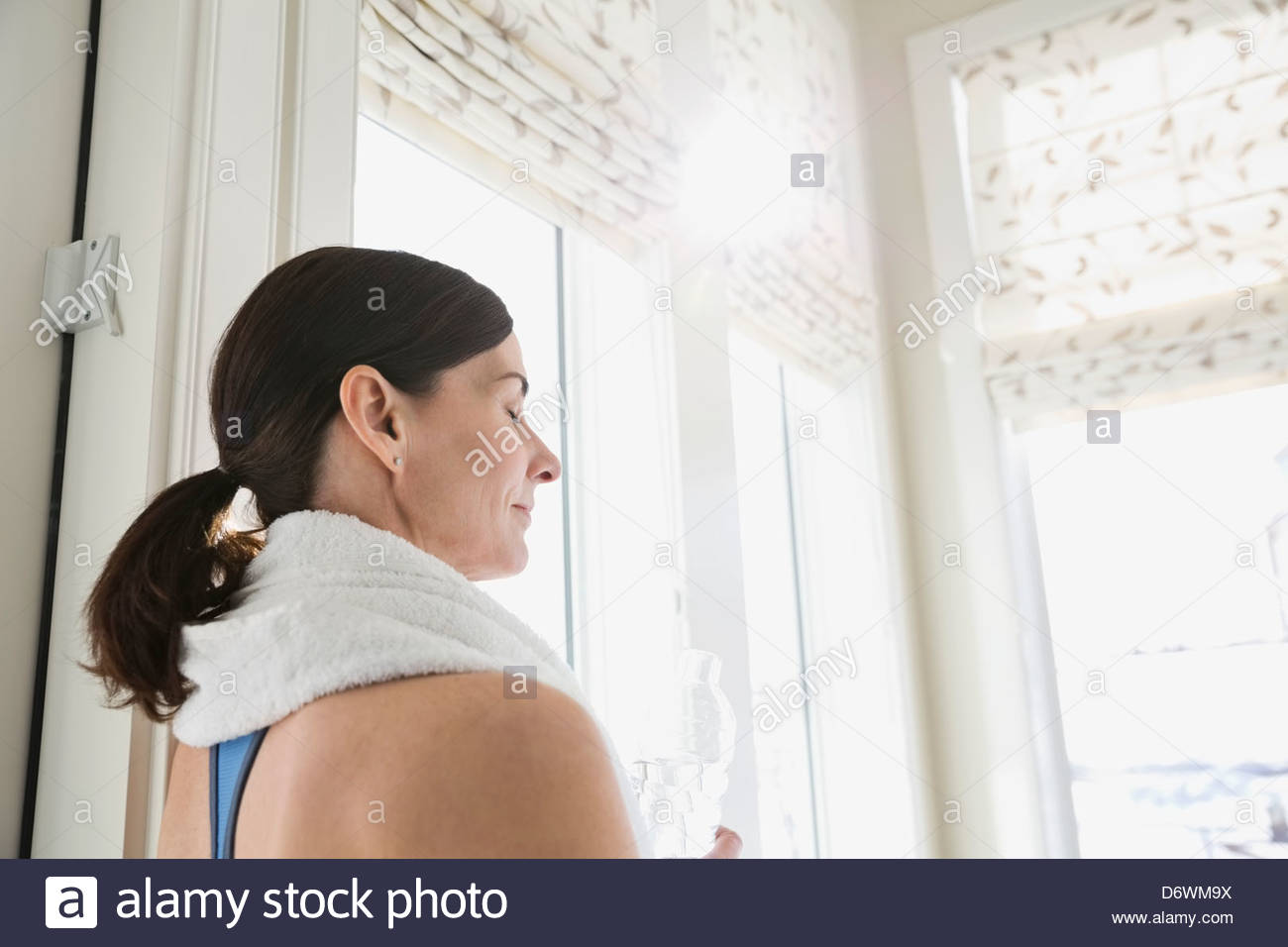 Mature woman eyes water hi-res stock photography and images - Alamy