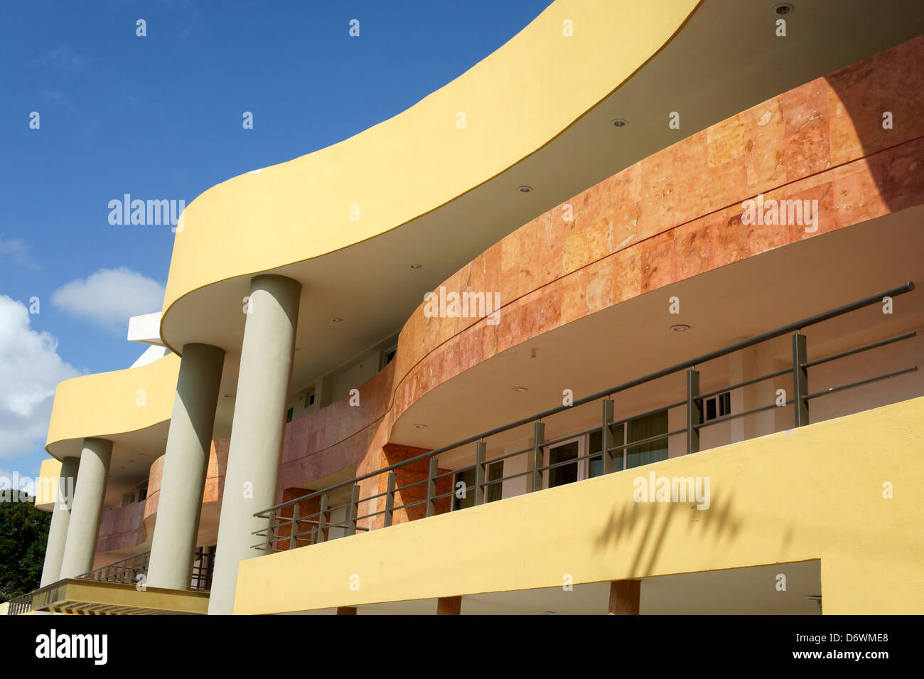 Modern architecture in in downtown, Cancun, Quintana Roo, Mexico Stock ...