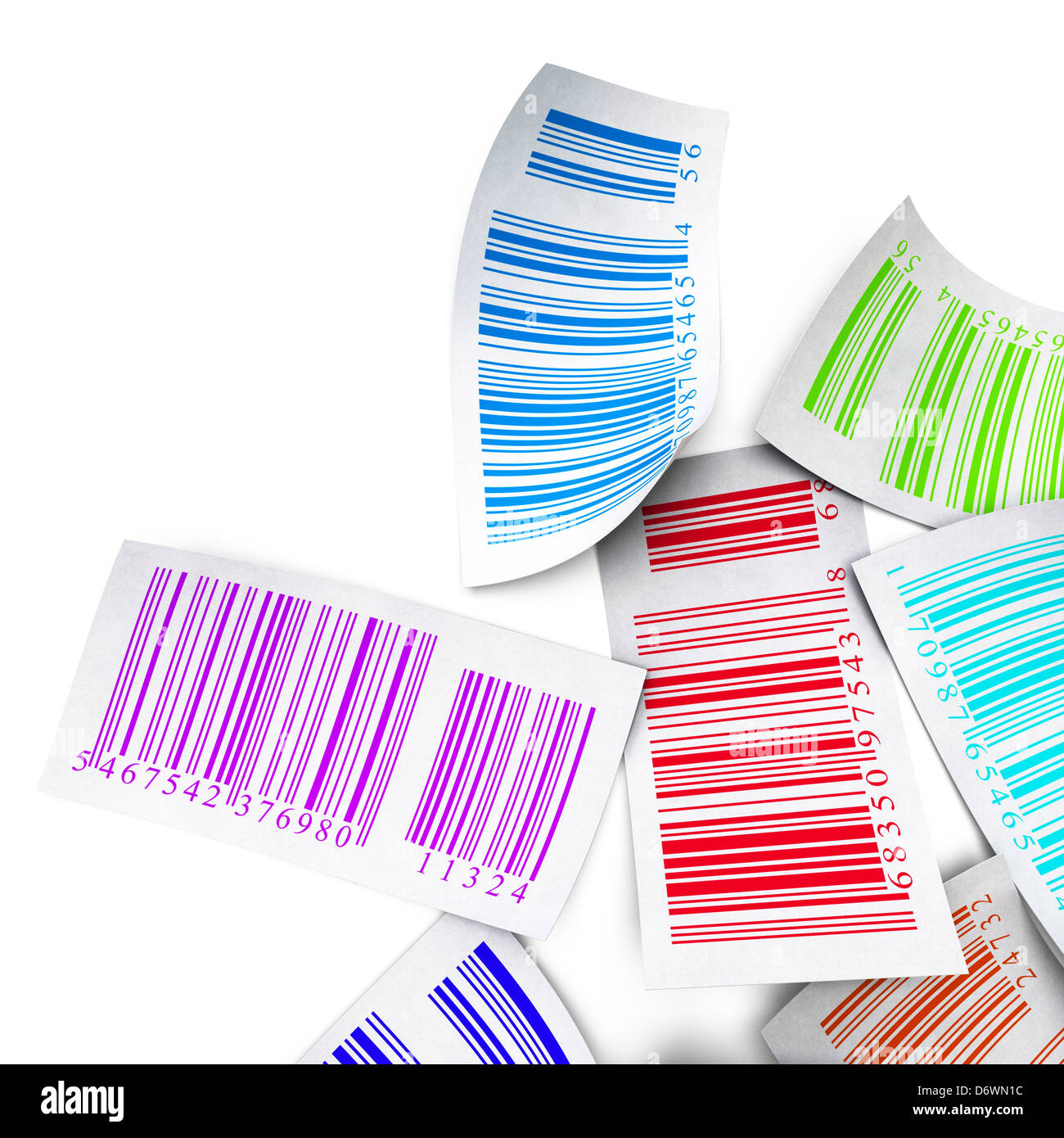 Barcodes color hi-res stock photography and images - Alamy