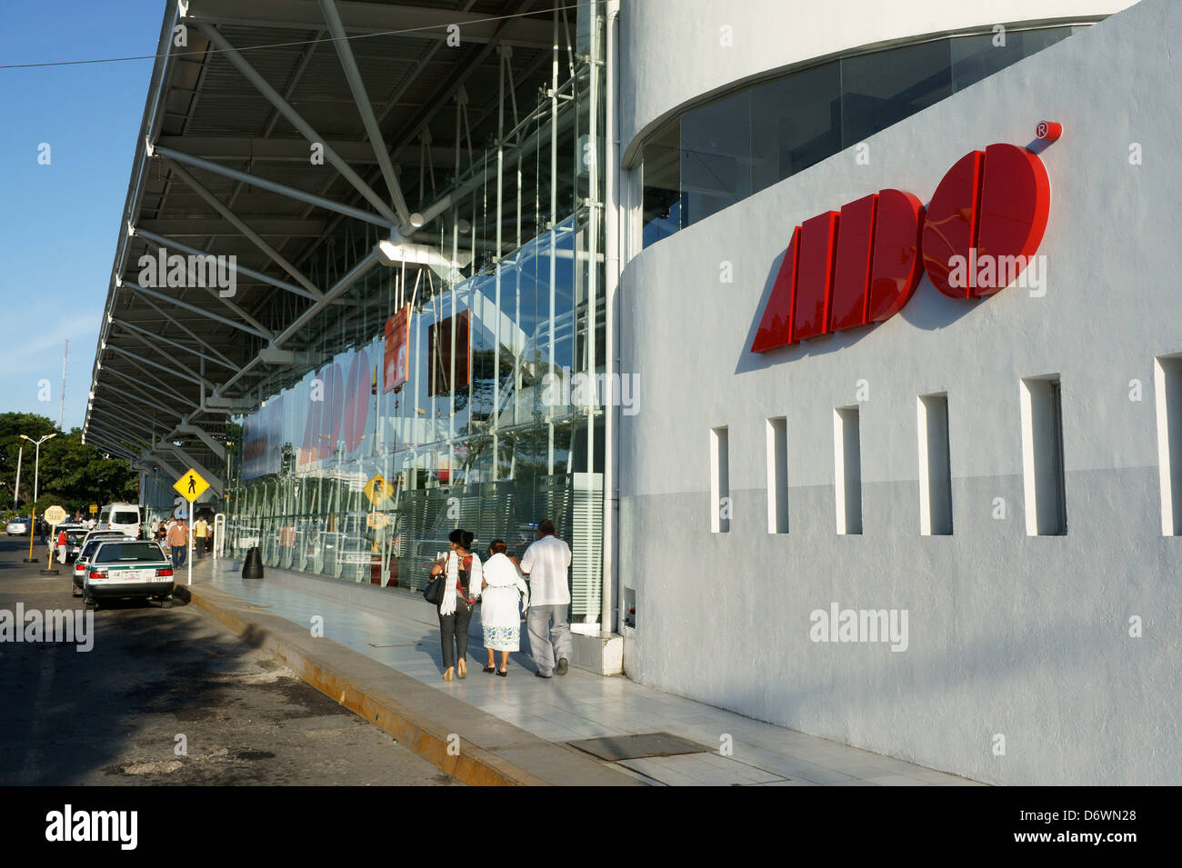 The Cancun bus station in downtown Cancun Quintana Roo, Mexico Stock ...