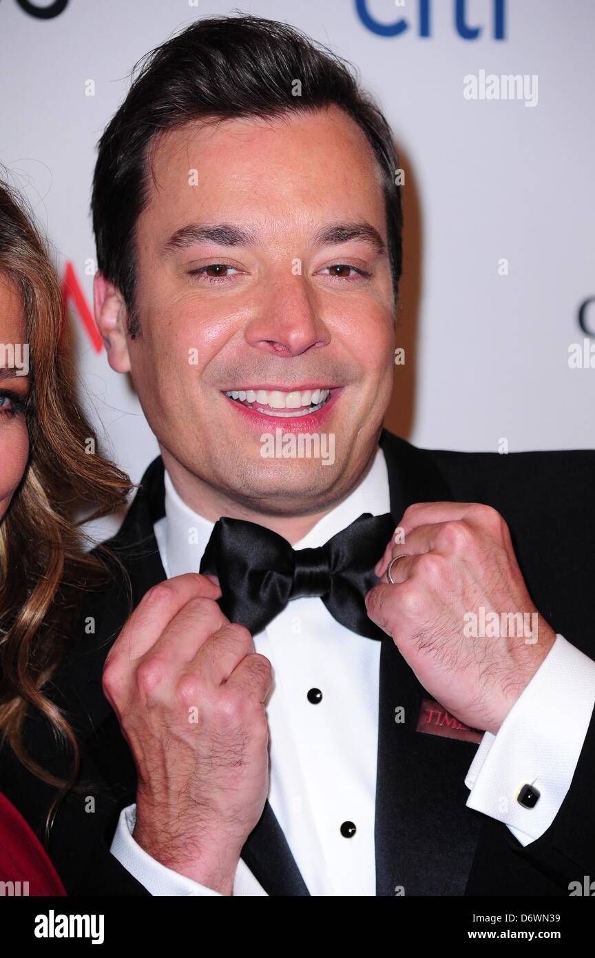 New York, USA. 23rd April, 2013. Jimmy Fallon at arrivals for TIME 100 ...
