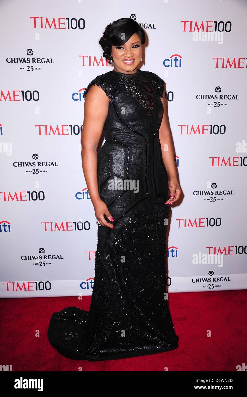 New York, USA. 23rd April, 2013. Omotola Jalade-Ekeinde at arrivals for ...