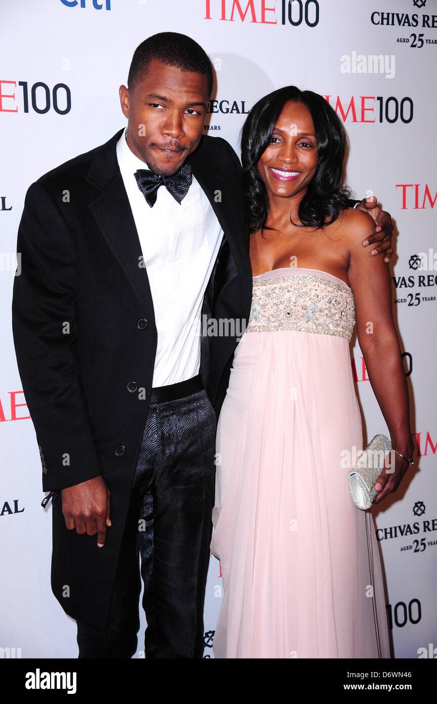 New York, USA. 23rd April, 2013. Frank Ocean, Mother at arrivals for ...