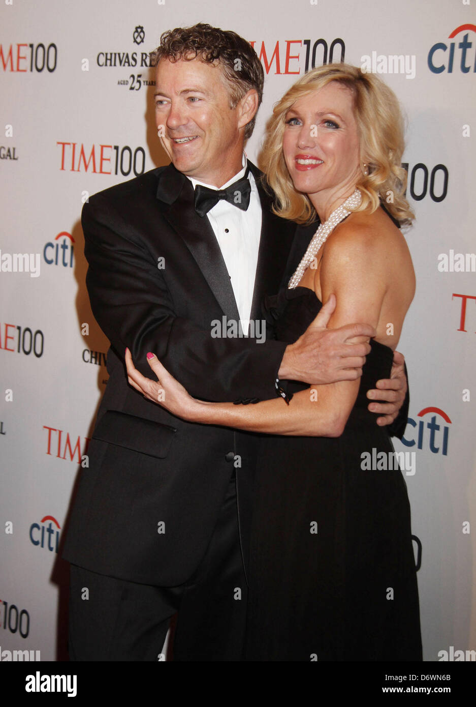 New York, USA. 23rd April, 2013. RAND PAUL and his wife KELLEY PAUL ...