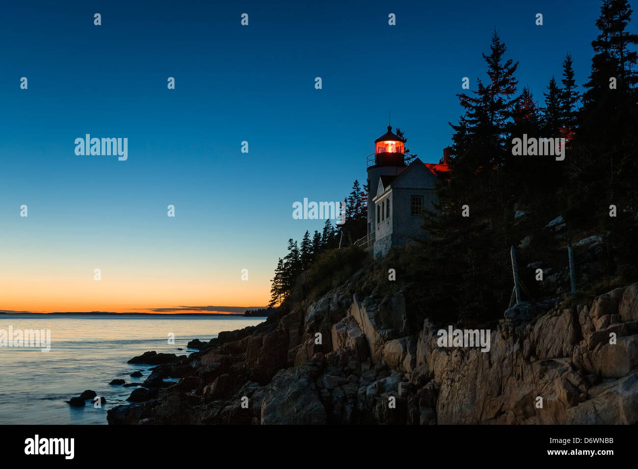 Acadia national park lighthouses hi-res stock photography and images ...