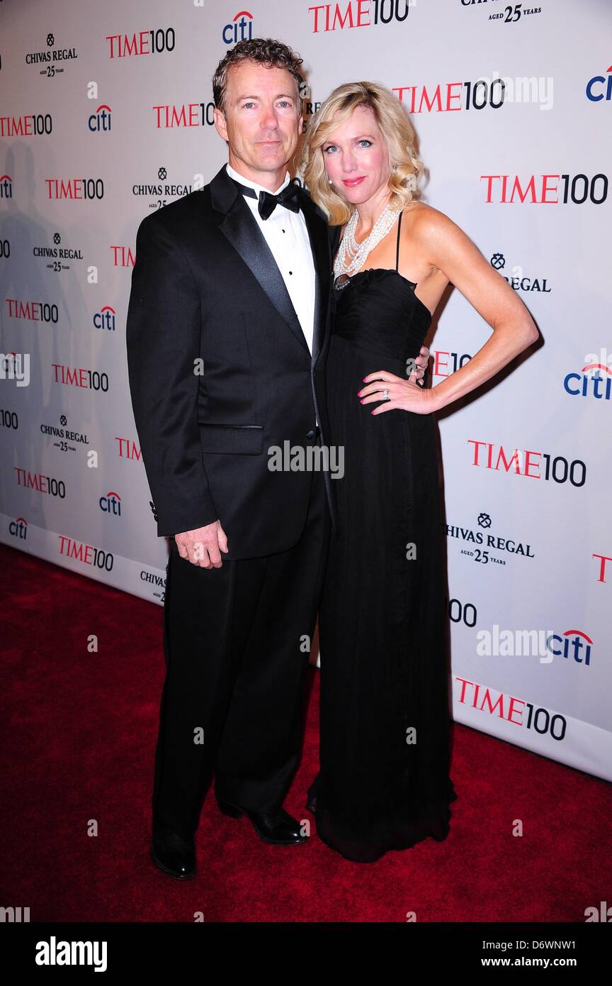 New York, USA. Rand Paul, Kelley Ashby at arrivals for TIME 100 Gala ...