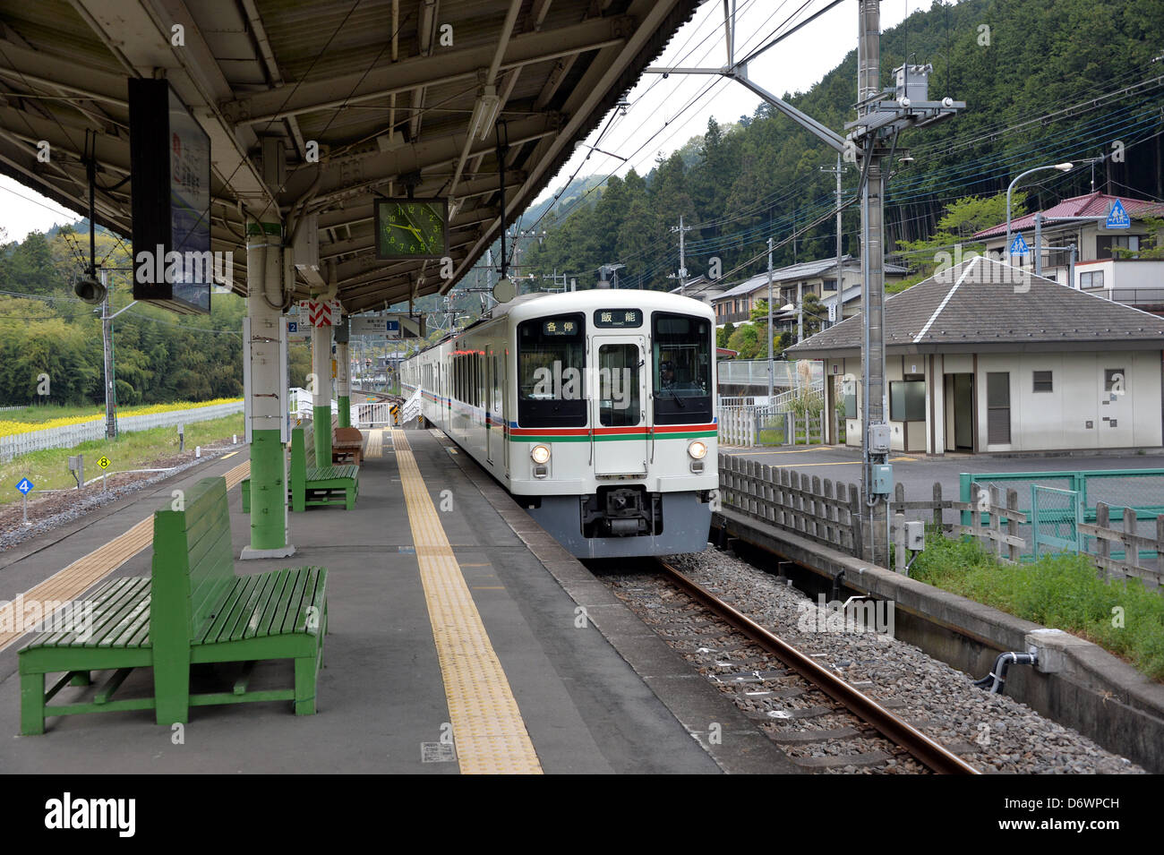 April 23, 2013, Hanno, Japan - A Seibu Railway Co.'s train bound for ...