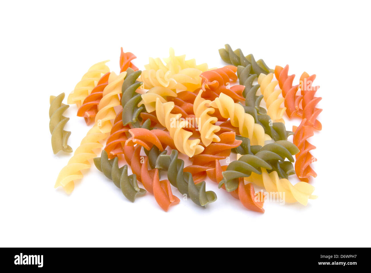 Italian colorful pasta dish Cut Out Stock Images & Pictures - Alamy