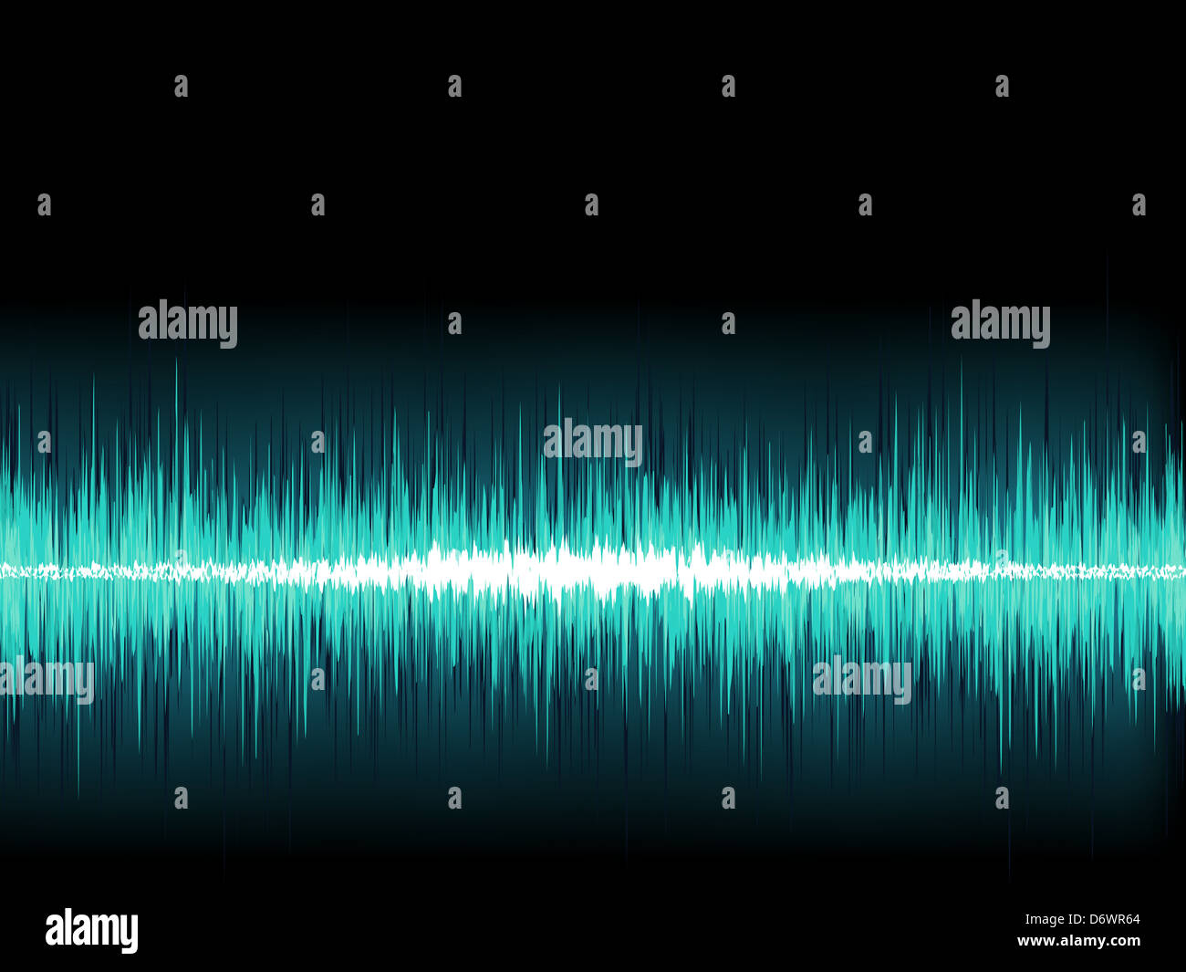 Blue sound wave on white background. + EPS8 Stock Photo - Alamy