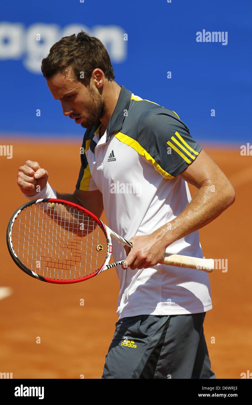 Barcelona, Spain. 23rd April, 2013. Ernests Gulbis (LAT) Ernests Gulbis ...