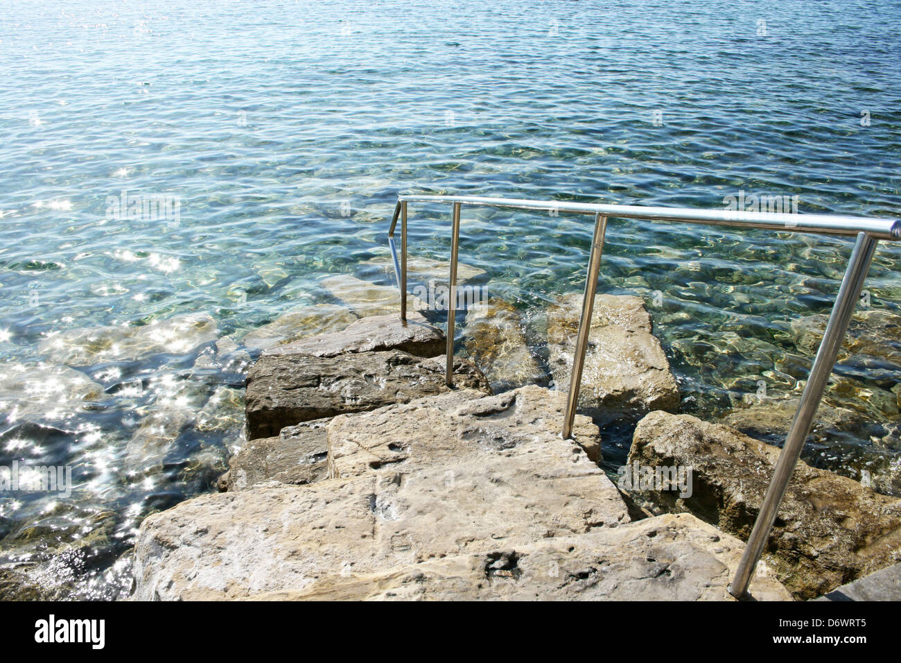 Stairs going to the sea Stock Photo - Alamy