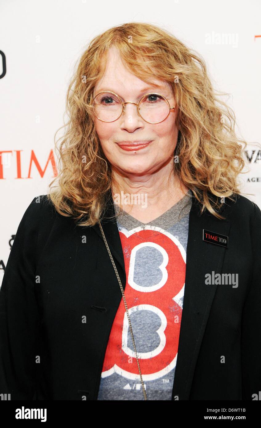 New York, USA. 23rd April, 2013. Mia Farrow at arrivals for TIME 100 ...