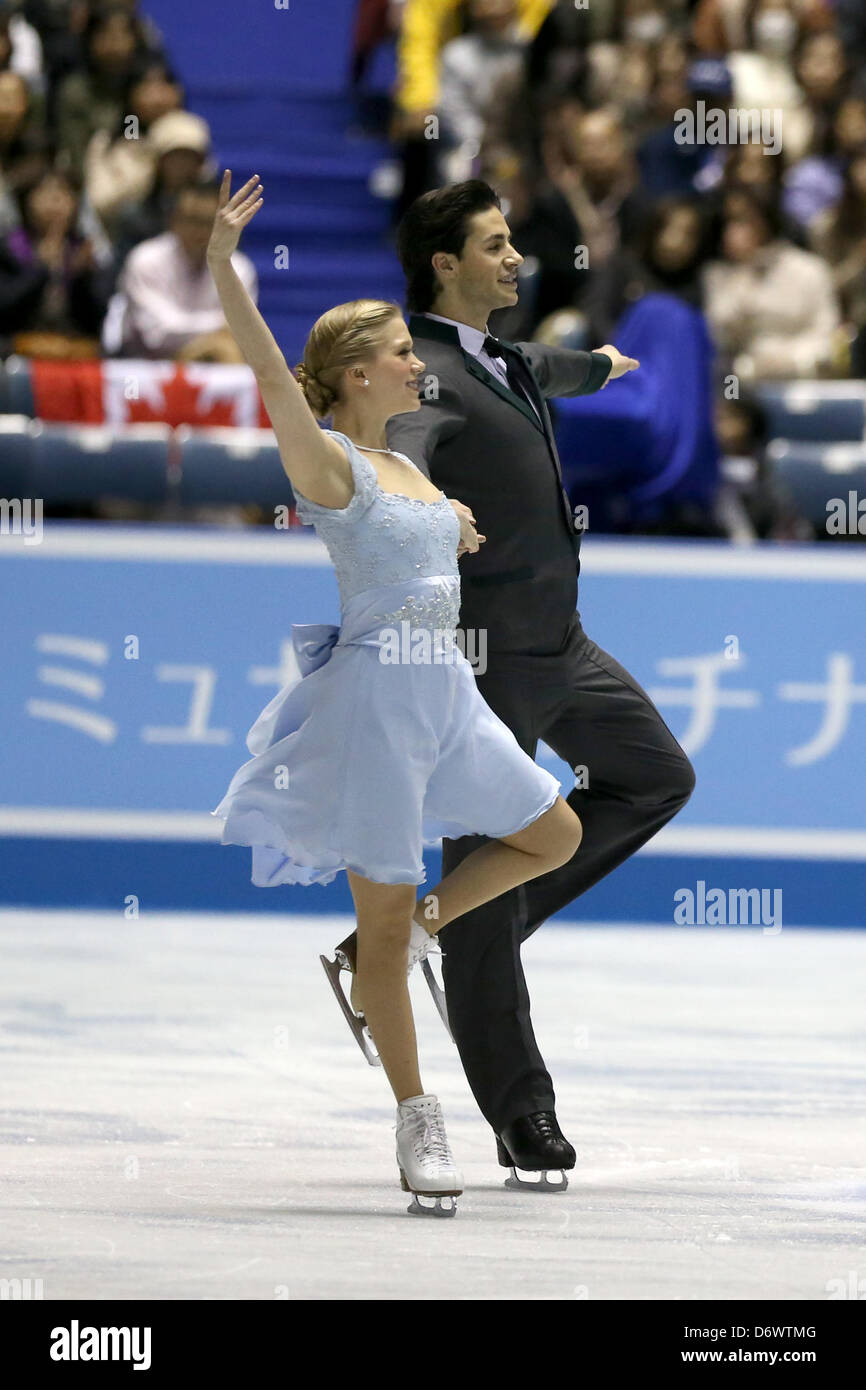Kaitlyn Weaver & Andrew Poje (CAN), APRIL 11, 2013 - Figure Skating : the short dance during the ...