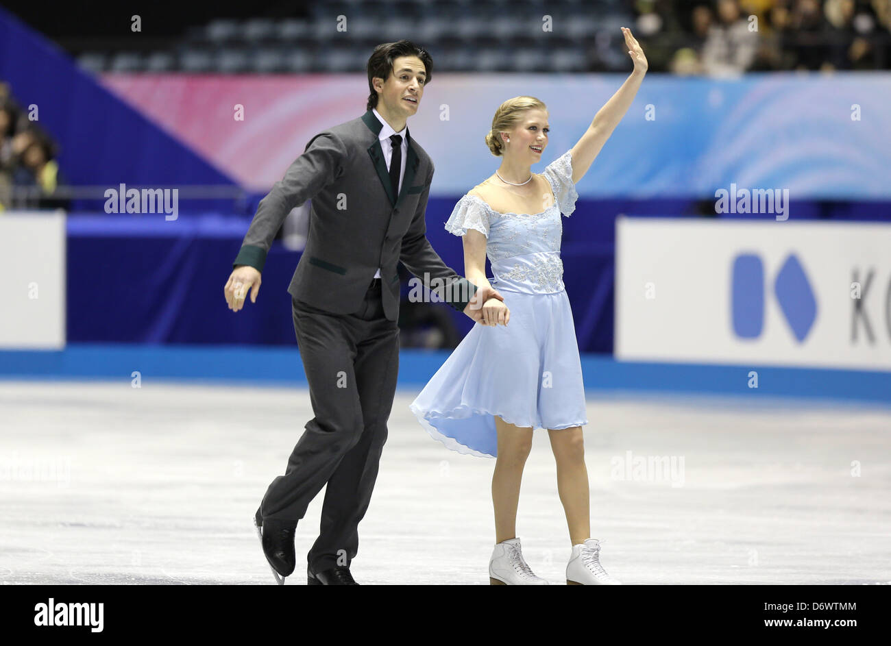 Kaitlyn Weaver & Andrew Poje (CAN), APRIL 11, 2013 - Figure Skating : the short dance during the ...