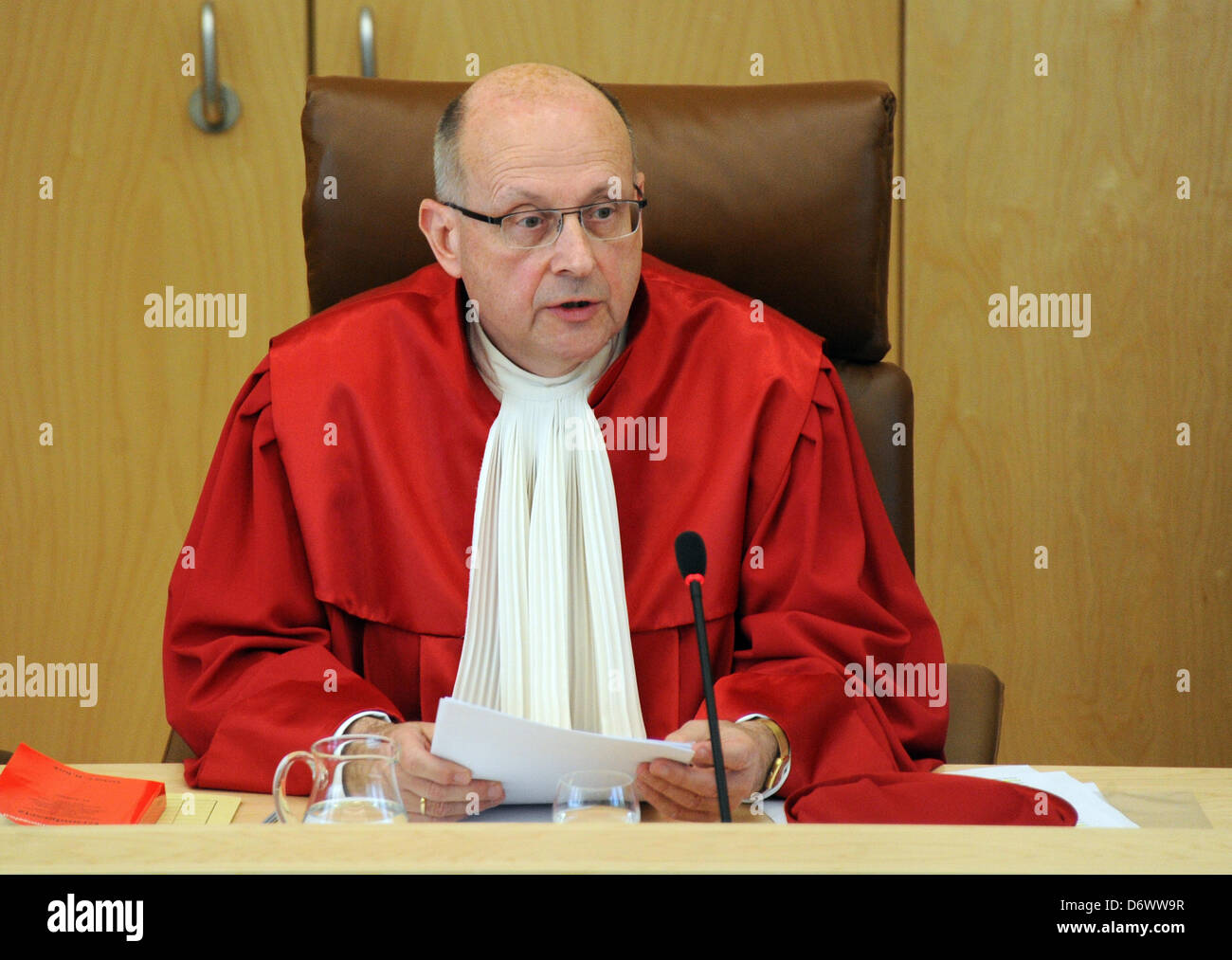 Presiding judge of the First Senate of the German Federal ...