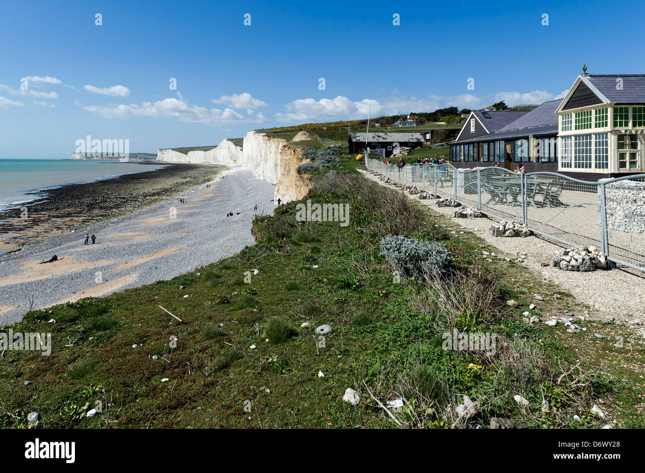 Low tide at birling gap hi-res stock photography and images - Alamy