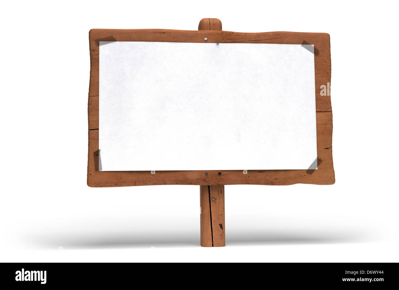 Large 3d wooden sign Cut Out Stock Images & Pictures - Alamy