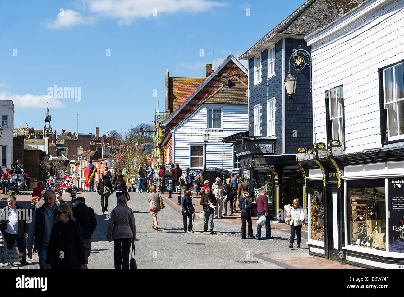 Cliffe High Street in Lewes Stock Photo - Alamy