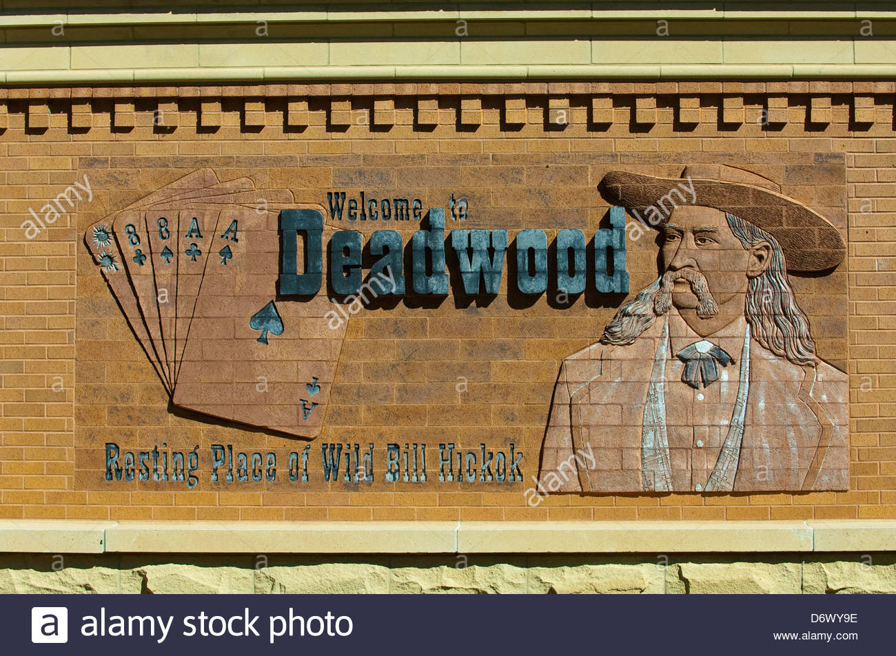 Deadwood South Dakota Sign Stock Photos & Deadwood South Dakota Sign ...