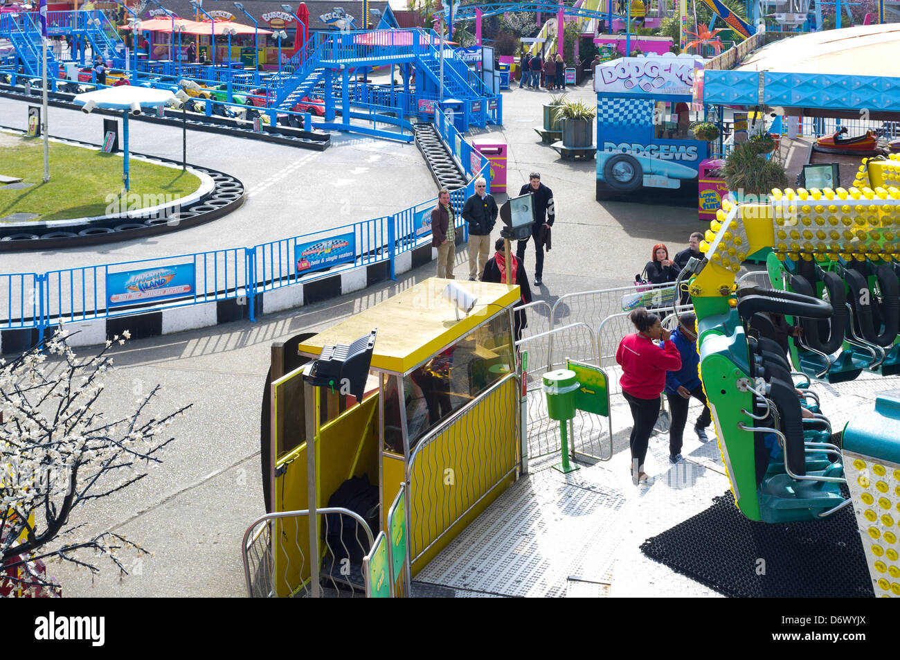 Adventure Island funfair in Southend Stock Photo - Alamy