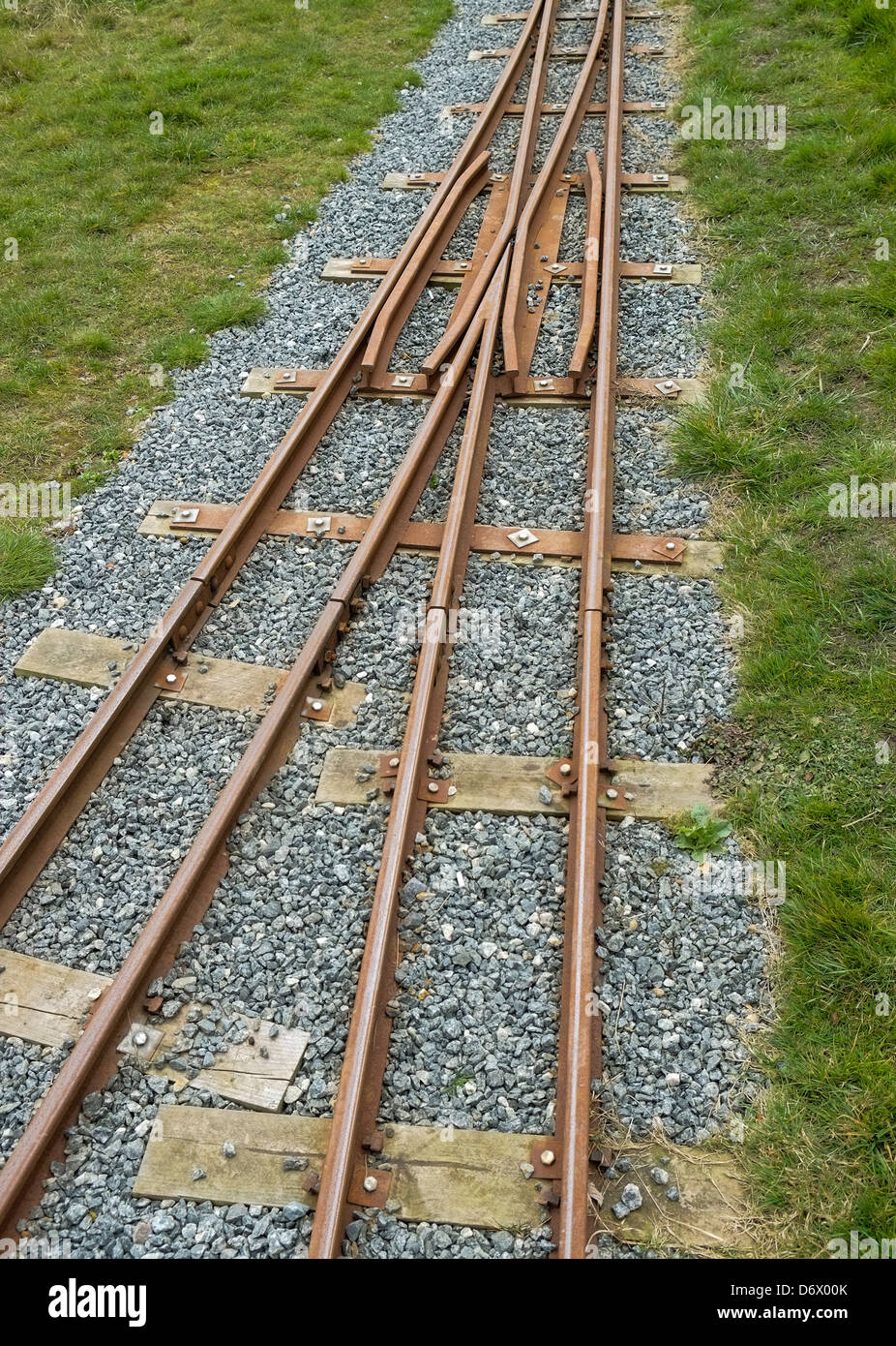 Miniatire railway tracks Stock Photo - Alamy