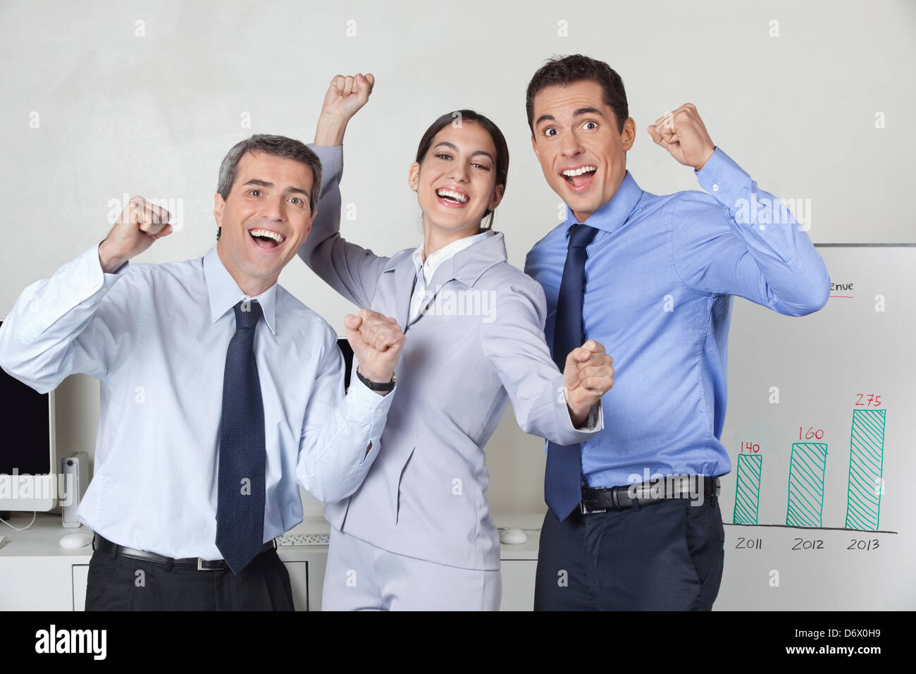 Team group celebration hi-res stock photography and images - Alamy
