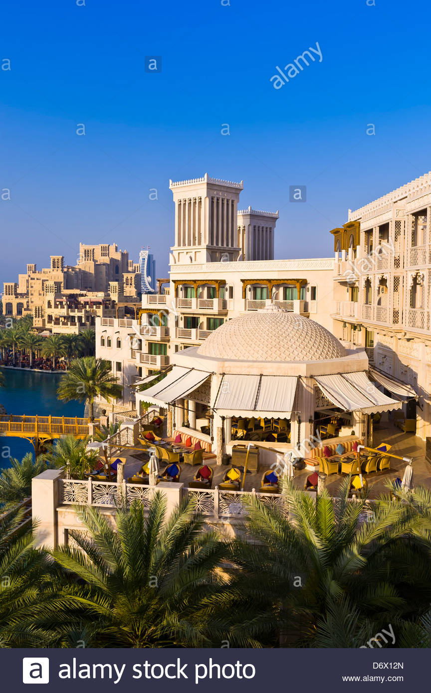 Hotel Complex Madinat Jumeirah Stock Photos & Hotel Complex Madinat ...