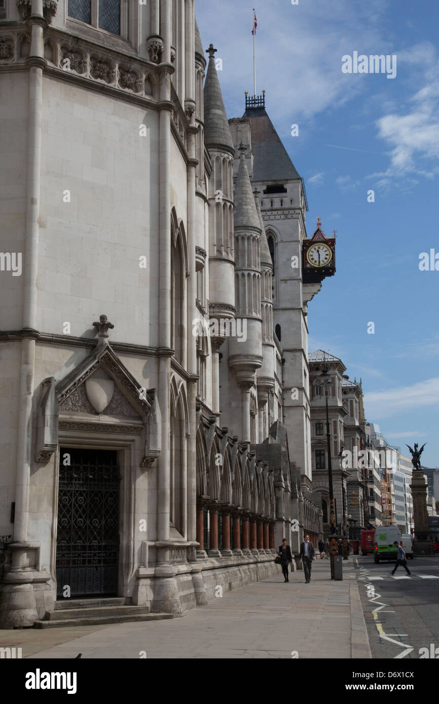 High Court Royal Courts of Justice Strand London Stock Photo - Alamy