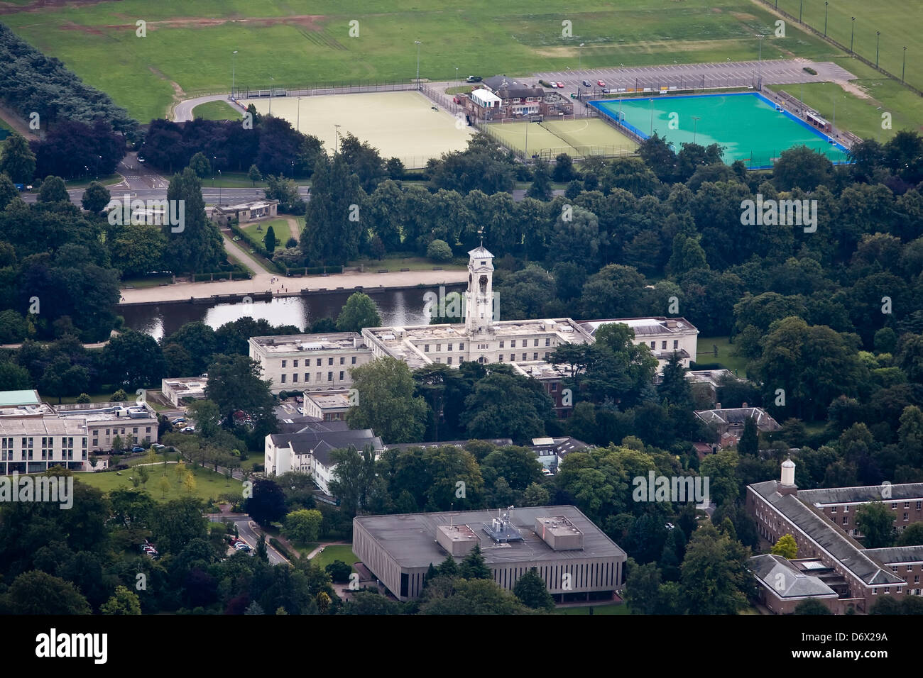Aerial image of the University of Nottingham University campus Stock ...