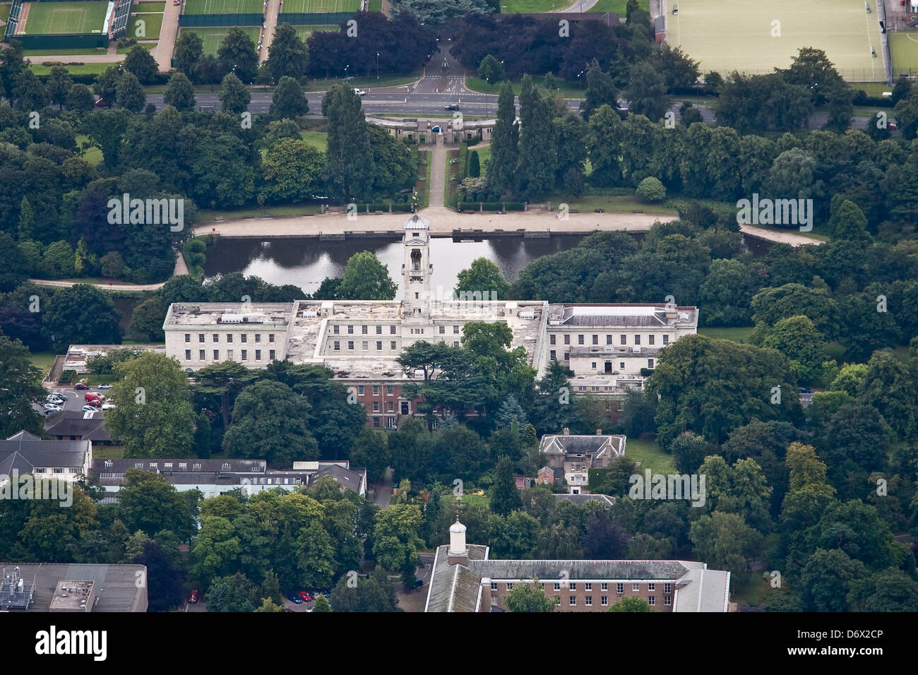 Aerial image of the University of Nottingham University campus Stock ...