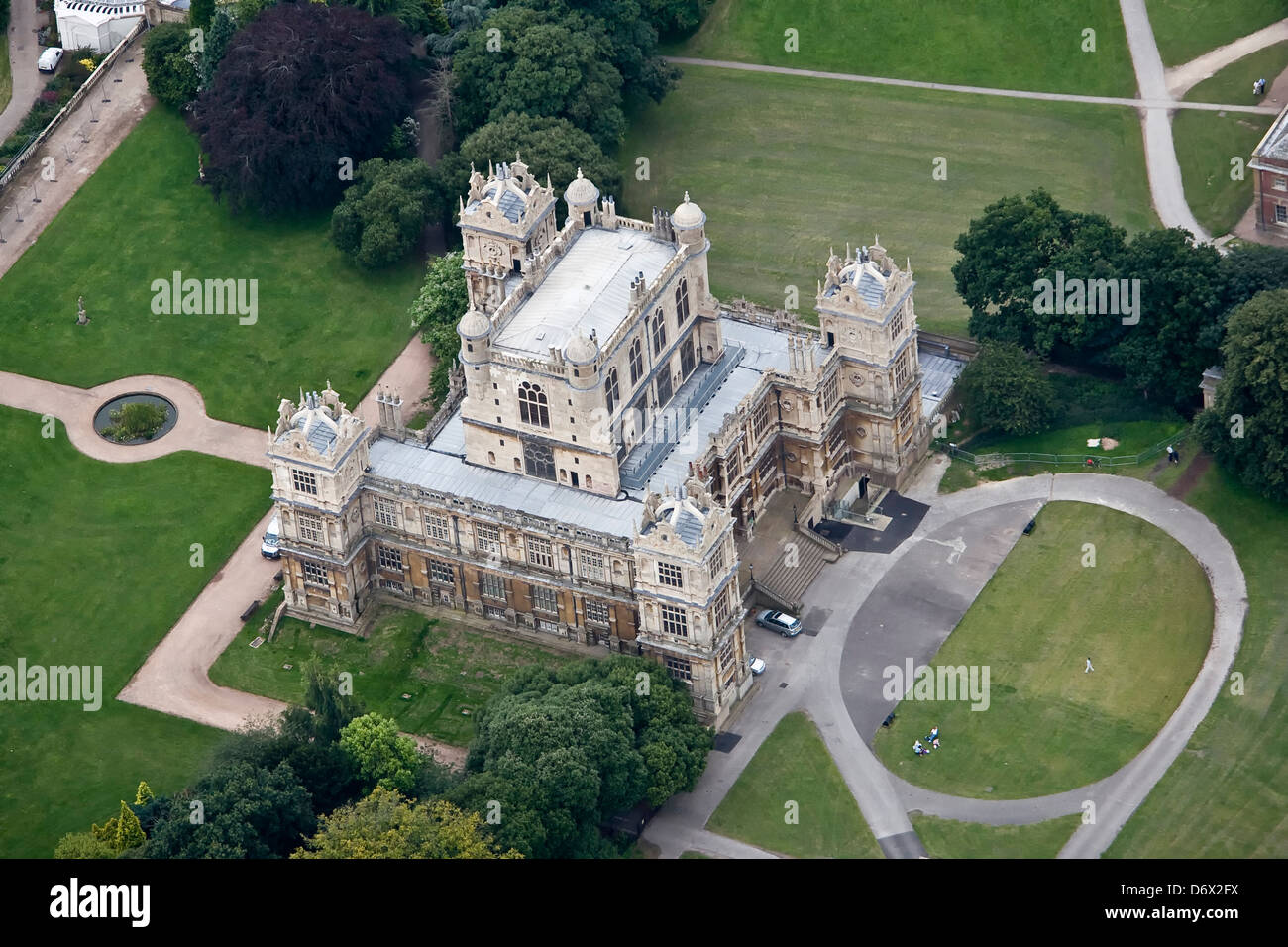 Wollaton park aerial hi-res stock photography and images - Alamy