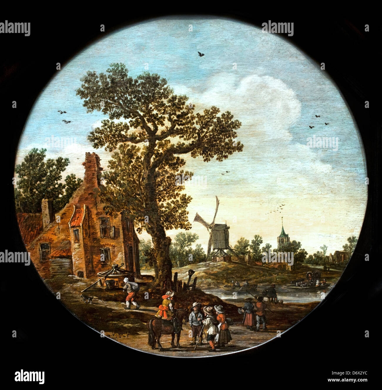 Summer 1625 Jan Josephsz. van Goyen 1596-1656 Dutch Netherlands Stock ...