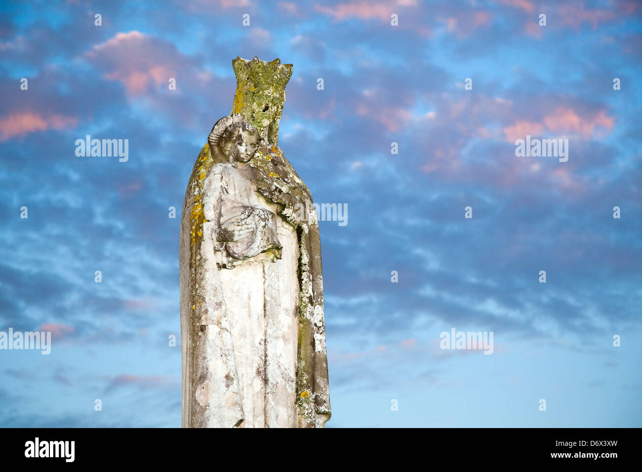 Our lady of Penrhys Statue, Rhondda Valley, Wales, U.K Stock Photo - Alamy