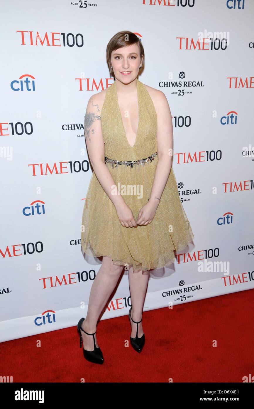 Lena Dunham at arrivals for TIME 100 Gala, Frederick P. Rose Hall, Jazz ...
