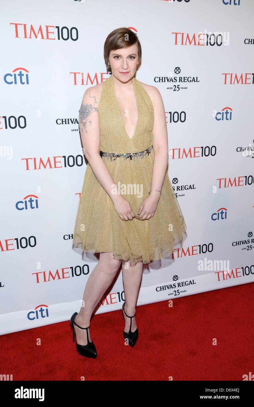 Lena Dunham at arrivals for TIME 100 Gala, Frederick P. Rose Hall, Jazz ...