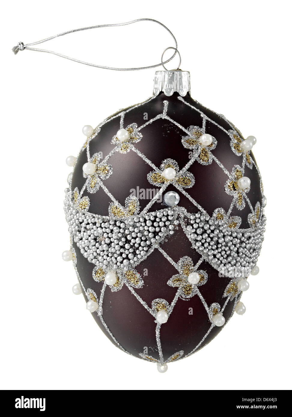 Christmas banner tree silver Cut Out Stock Images & Pictures - Alamy