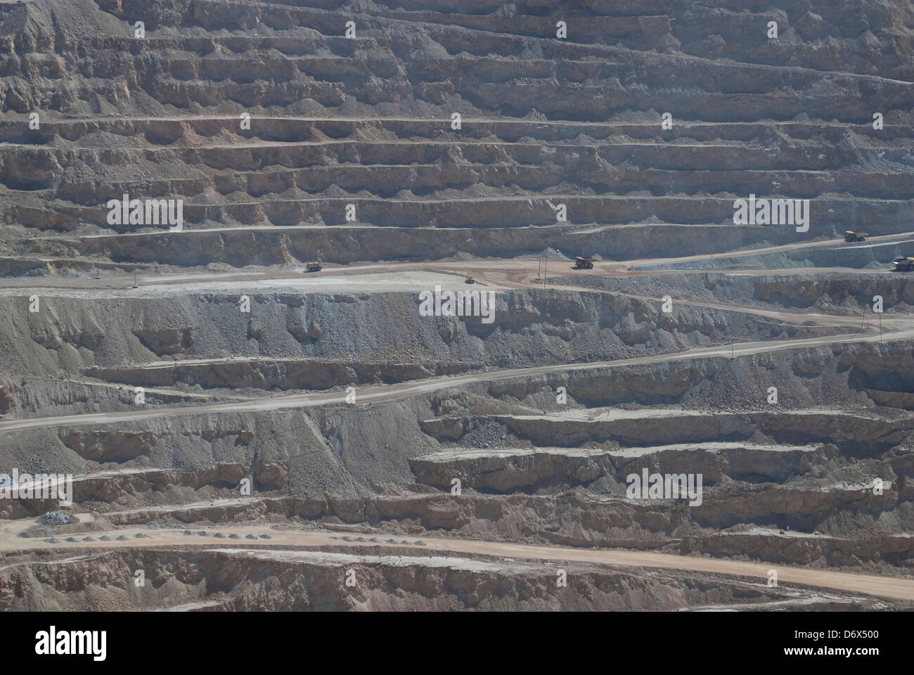 Chile, Calama, Atacama Desert, Chuquicamata Mine Stock Photo - Alamy