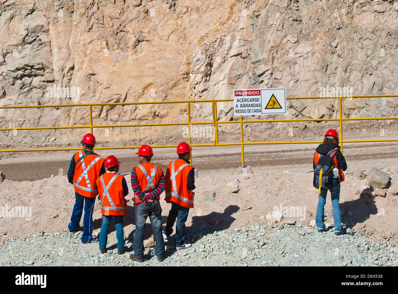 Chile, Calama, Atacama Desert, Chuquicamata Mine Stock Photo - Alamy
